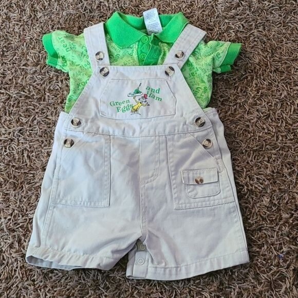 Dr. Seuss | Matching Sets | Dr Seuss Green Eggs And Ham 6m 2 Piece ...